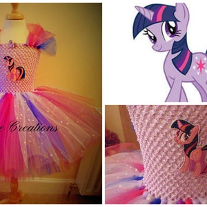 Twilight Sparkle Inspired Tutu Dress Age 0,1,2,3,4,5,6,7,8,9,10 - Etsy