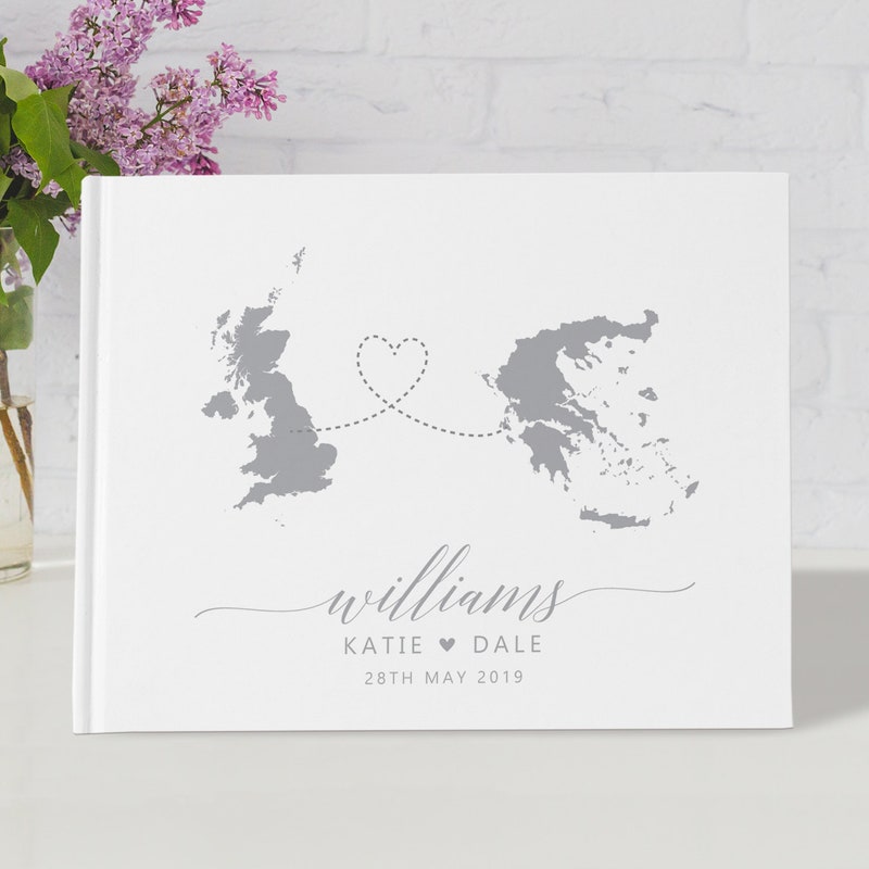 Map Guest Book - Etsy
