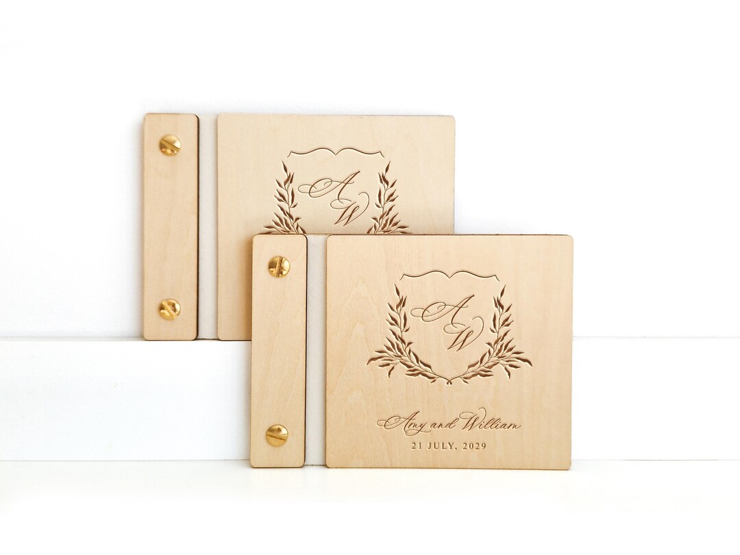 Monogram Wedding Vow Books | Wedding Logo Vow Booklets | His and Hers ...