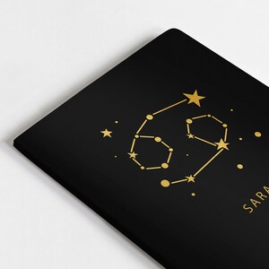 Zodiac Notebook Constellation Notebook Zodiac Journal Stars - Etsy