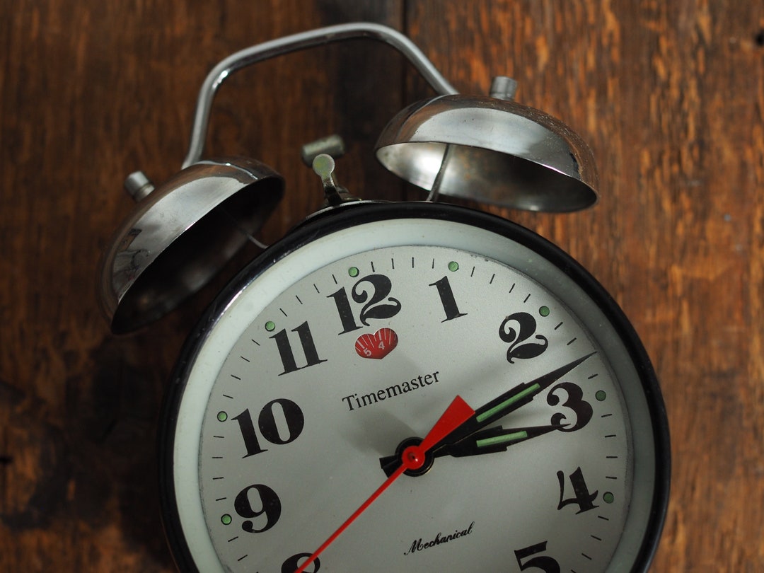 Vintage Alarm Clock, TIMEMASTER, Clock Alarm, Vintage Clock, Timepiece ...