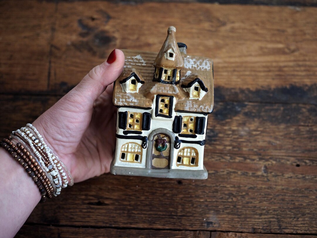Ceramic Little House, Vintage Christmas Decor, the Part of Christmas ...