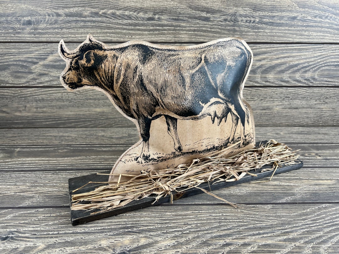 Paper Stand up Cow Decor - Etsy