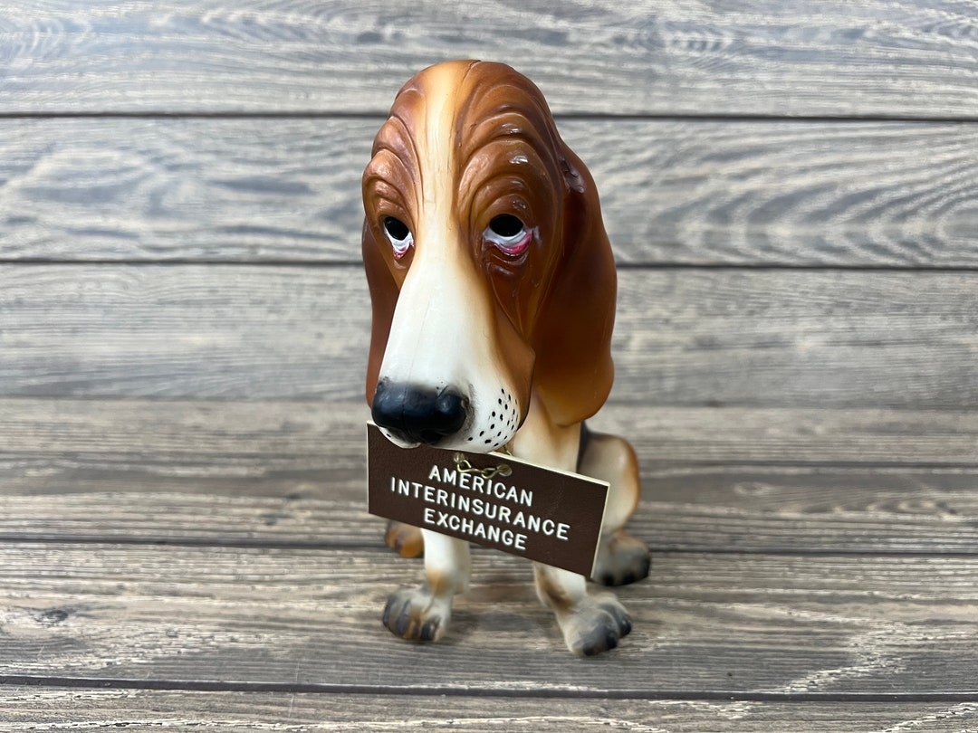 Breyer Molding Co Basset Hound Jolly Cholly Figurine W/american ...
