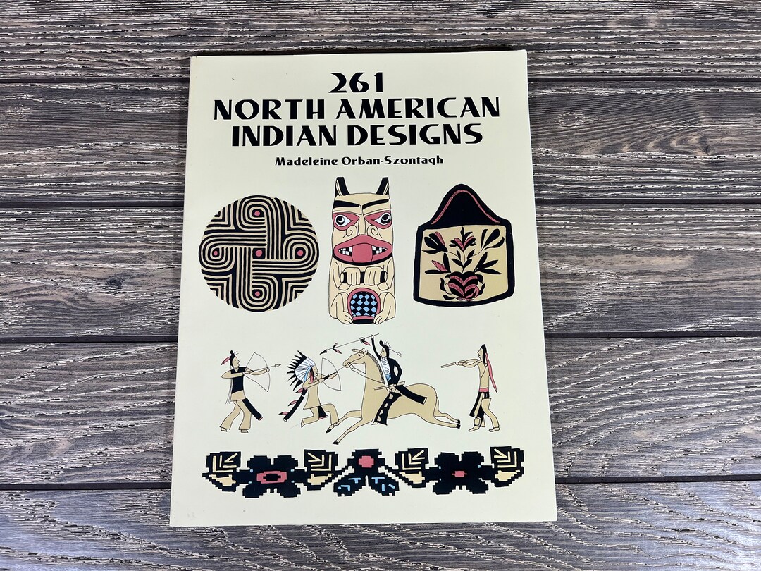 261 North American Indian Designs Softcover Book by Madeleine Orban ...