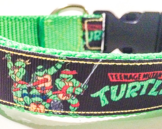 Teenage Mutant Ninja Turtles Inspired Dog Collar - Etsy
