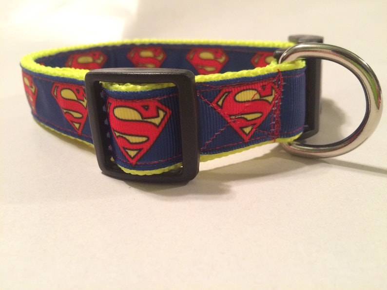 Superman Dog Collar Leash or Combo - Etsy