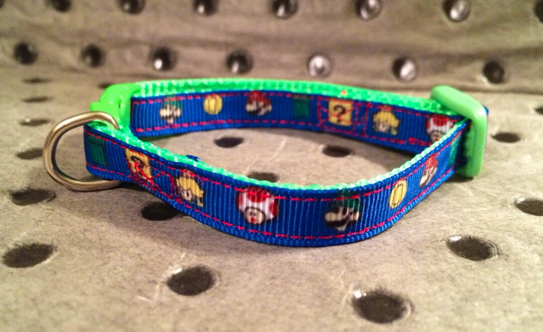 Mario Bros Toy/small Breed Dog Collar - Etsy