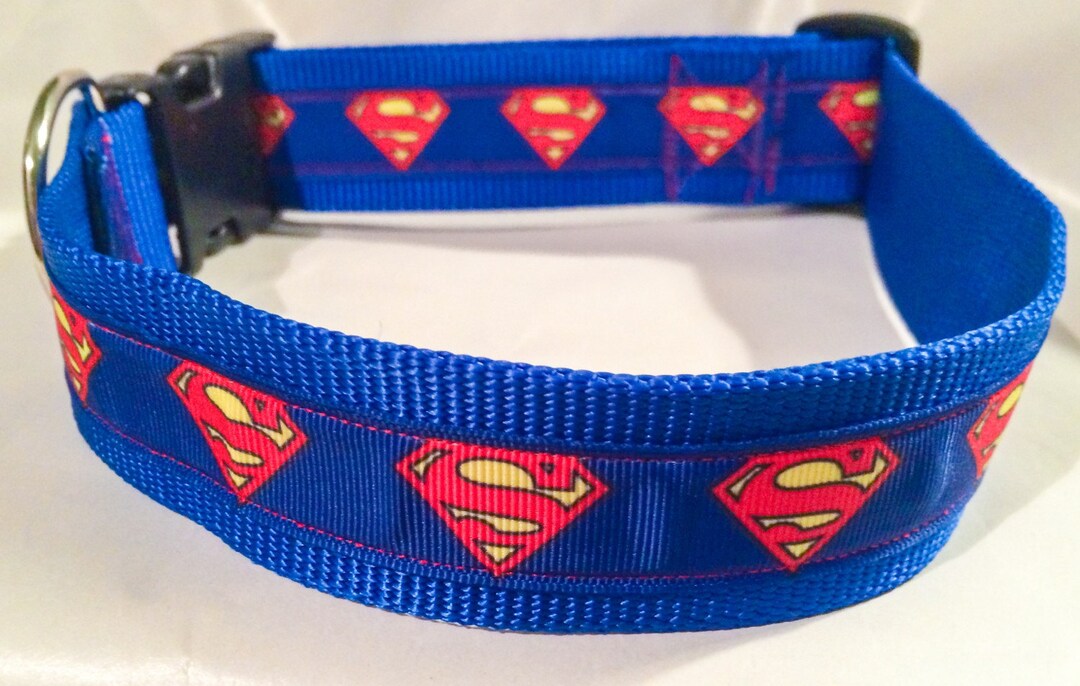 Superman Dog Collar Leash or Combo - Etsy