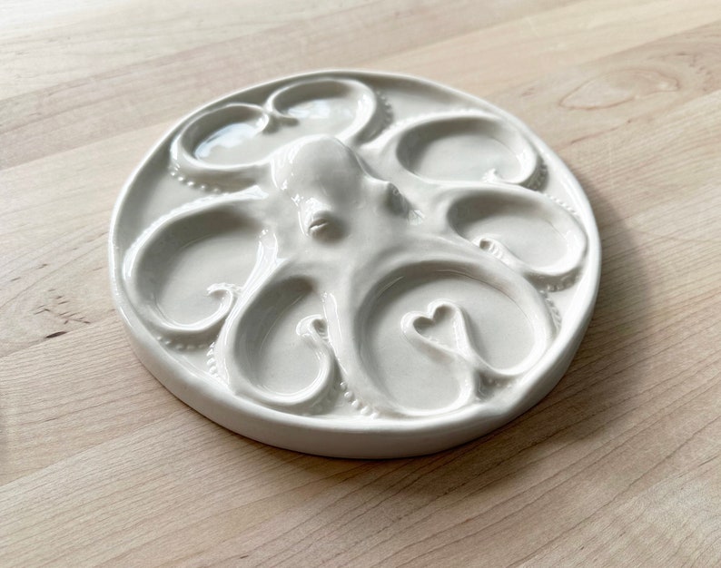 Handmade Ceramic Paint Palette; Octopus Design - Etsy Hong Kong