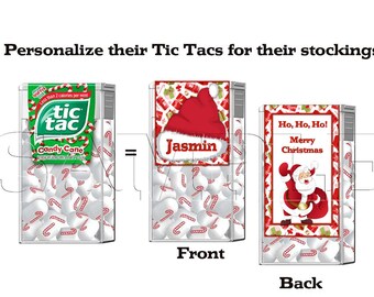 Tic Tac Labels - Etsy