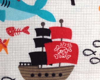 Pirate fabric | Etsy