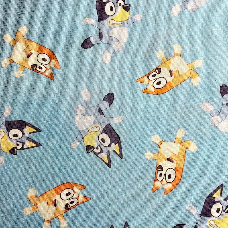 Bluey Fleece Fabric - Etsy