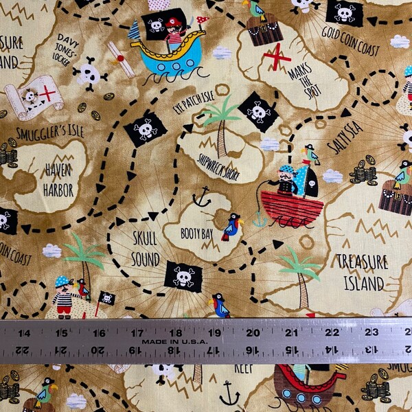 Pirate Fabric - Etsy