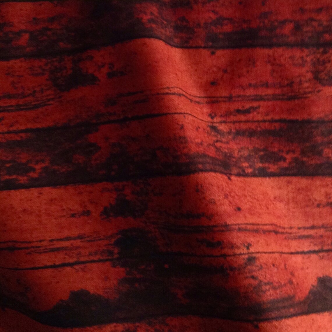 One Half Yard Fabric Red Barn Wood Distress Wood Grain Red - Etsy