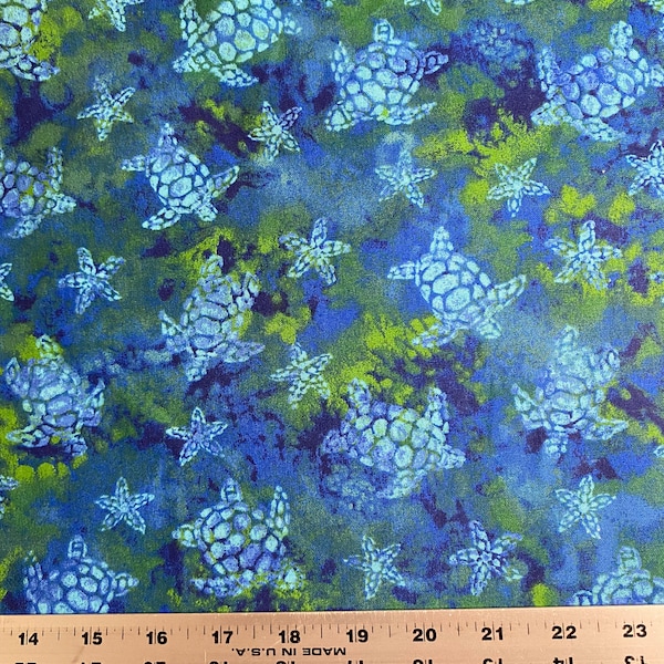 Turtle Fabric - Etsy