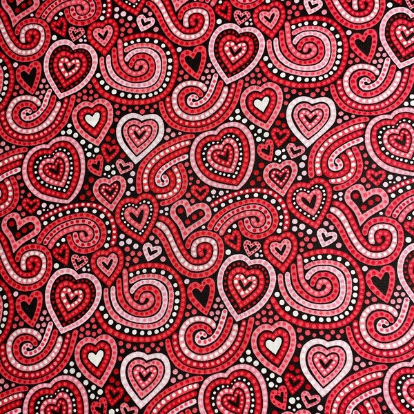 Heart Fabric - Etsy