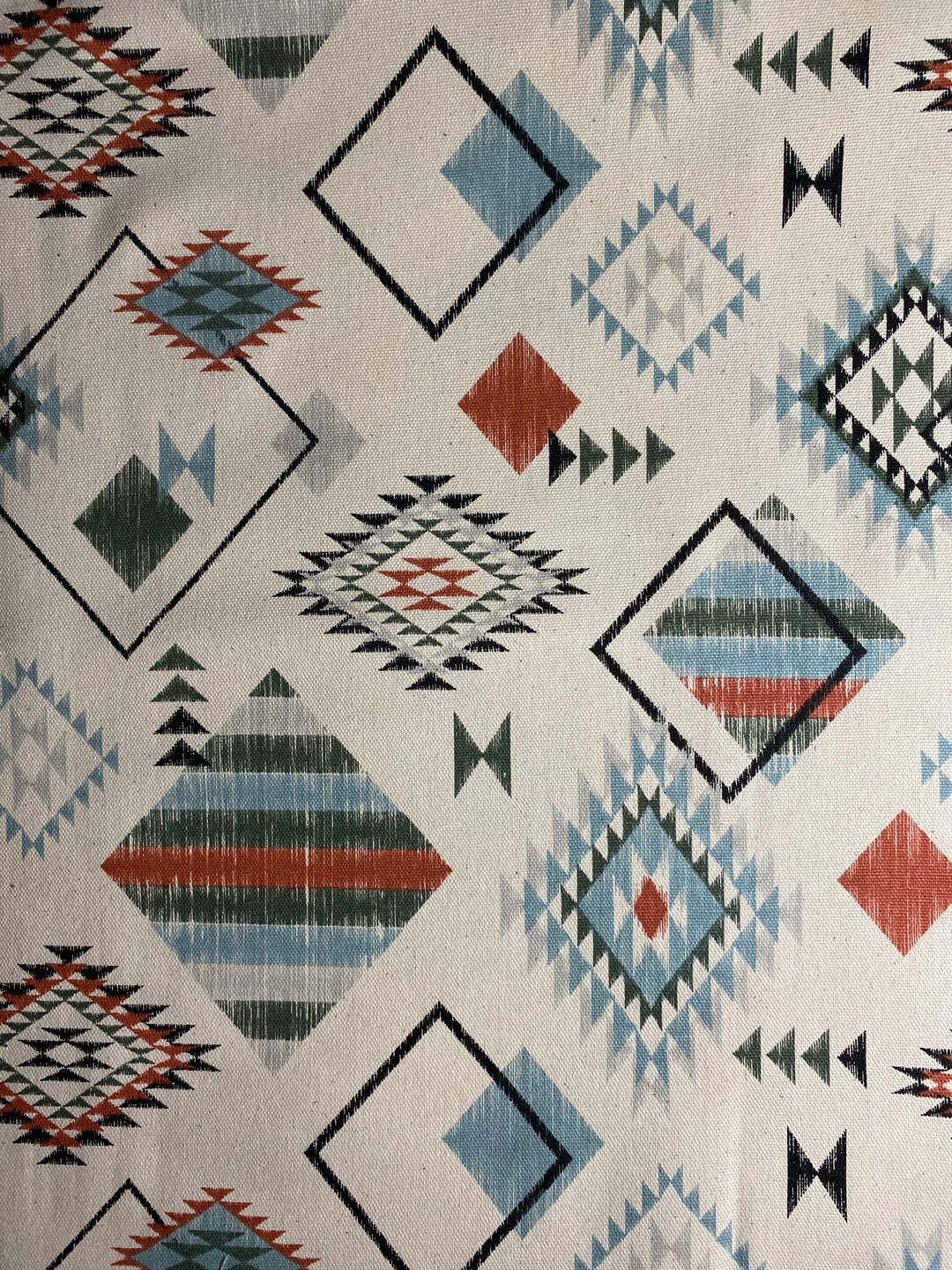 Fabric by the Half Yard, Southwest Aztec Design, Canvas Fabric, Duc ...