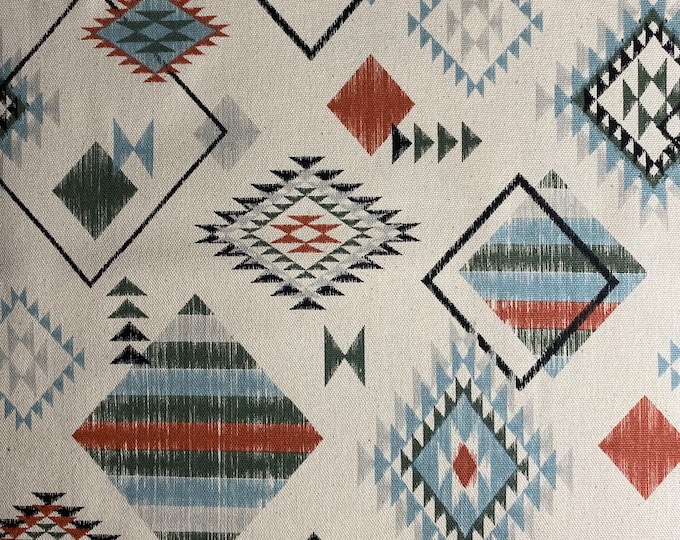 Aztec Fabric -jumbo Aztec by Littlearrowdesign- Aztec Tribal Modern ...