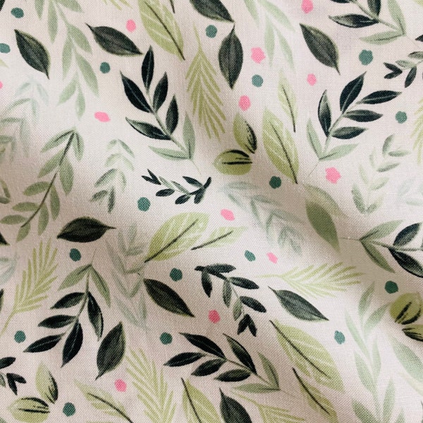 Green Leaf Fabric - Etsy