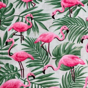Flamingo Fabric - Etsy