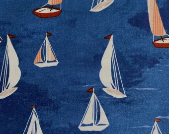 Sailboat Fabric | Etsy