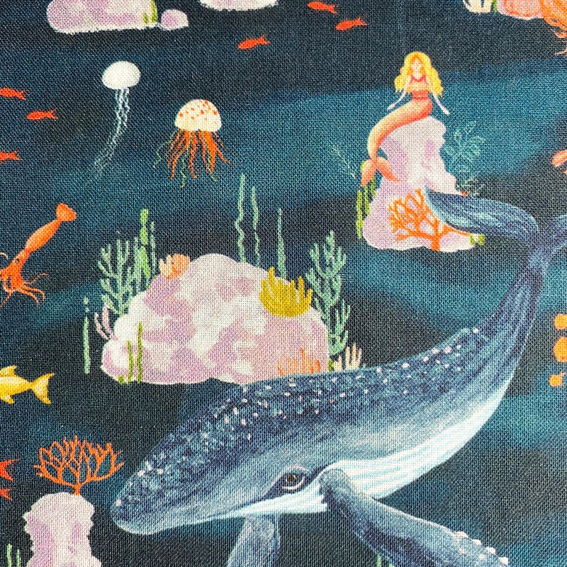 Mermaid Fabric - Etsy