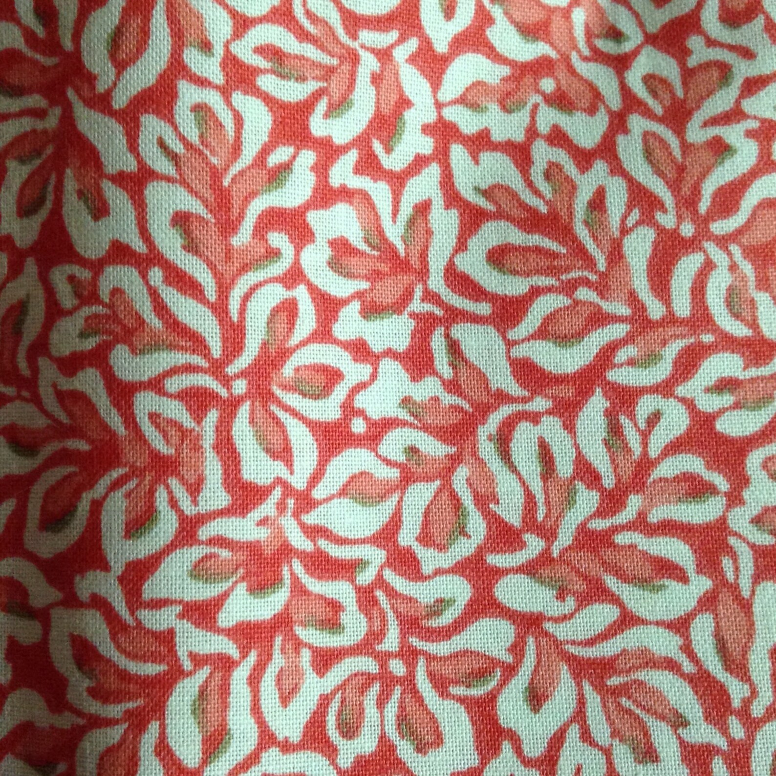 One Half Yard Piece of Fabric Material Bright Floral | Etsy