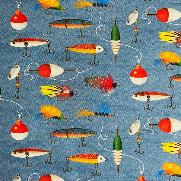 Fishing Fabric - Etsy