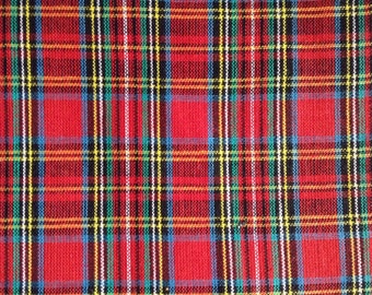 Tartan plaid fabric | Etsy