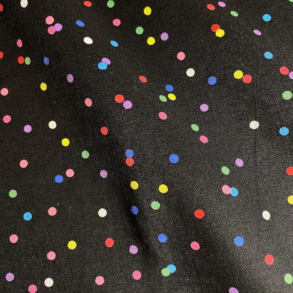 Multi Color Polka Dot Fabric - Etsy