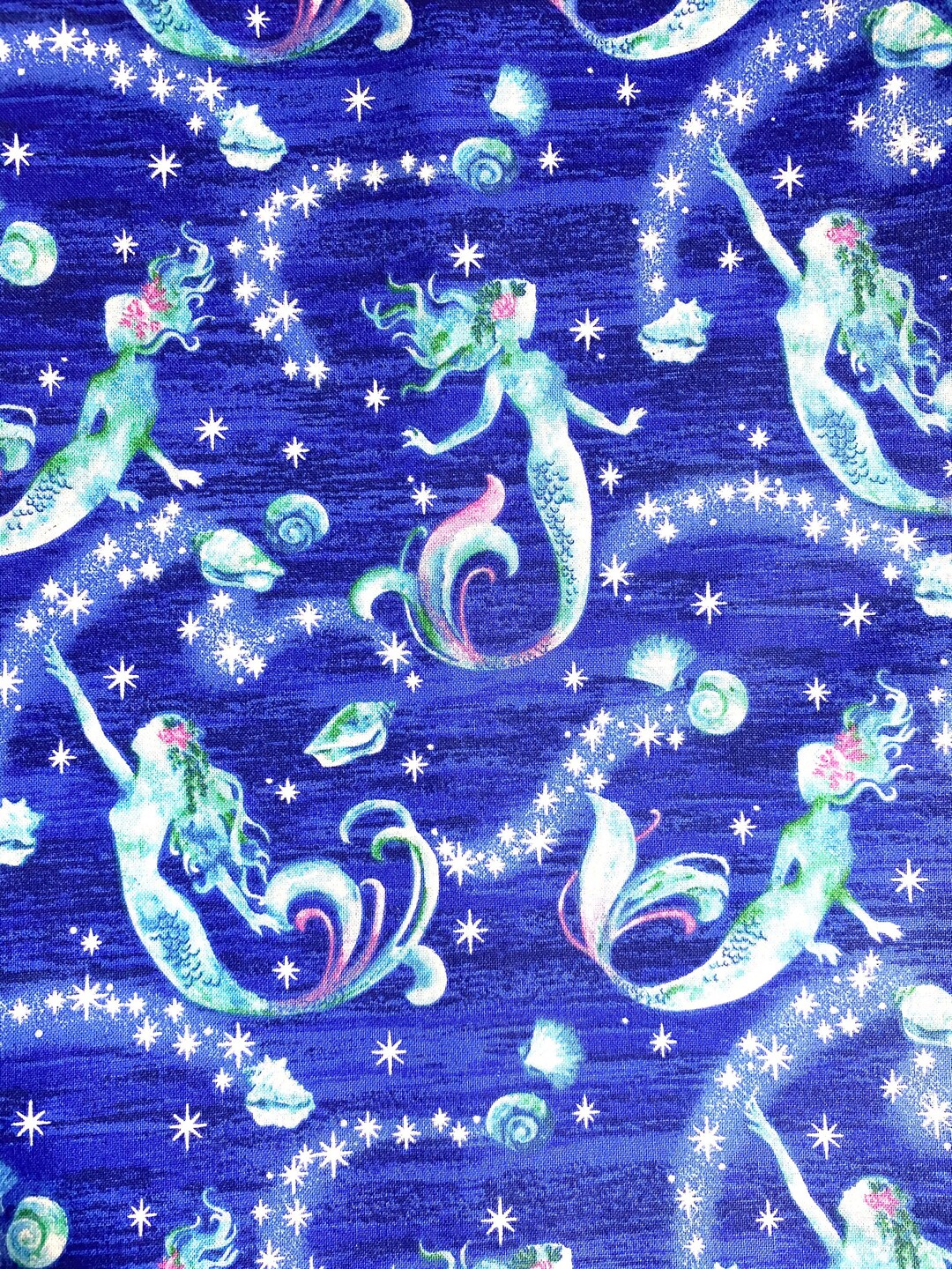 One Half Yard of Fabric - Mystical Mermaid, BEST SELLER, Mermaid Dance ...