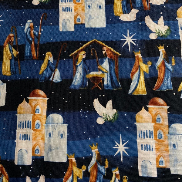 Nativity Fabric - Etsy