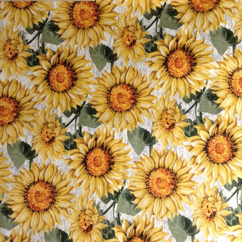 Sunflower Fabric - Etsy