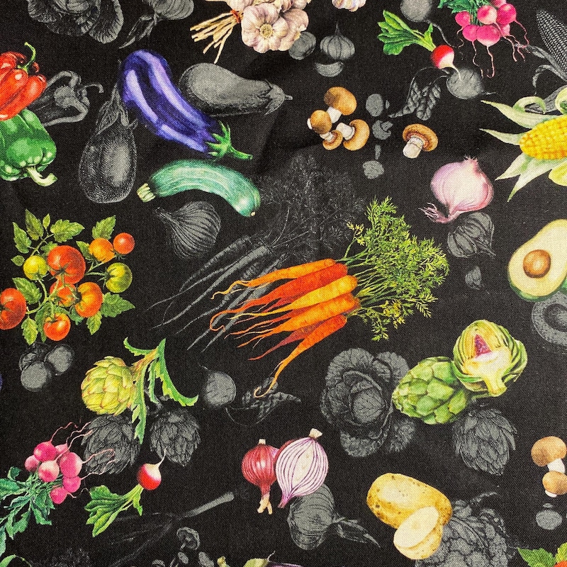 Vegetable Fabric - Etsy
