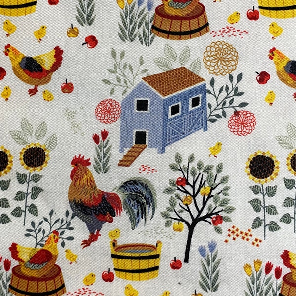 Chicken Fabric - Etsy