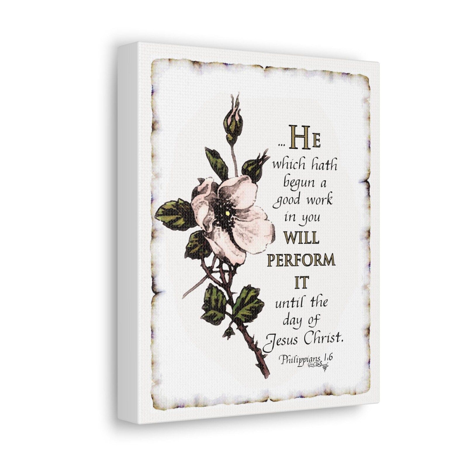 Philippians 1:6 He Which Began A Good Work in You Will Complete It My ...