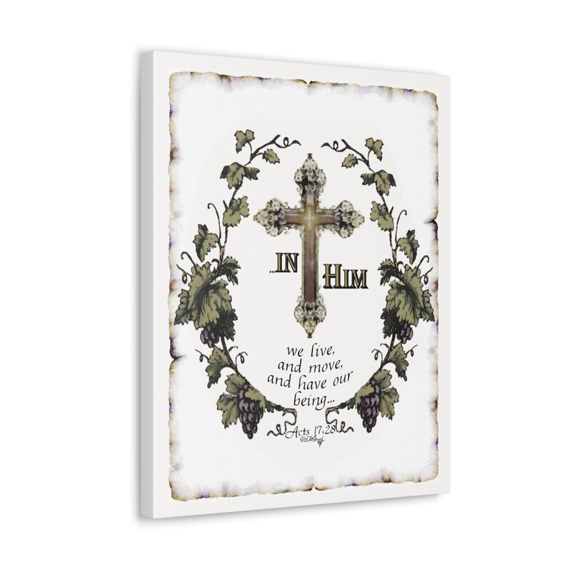 Acts 17:28 in Him We Live and Move My Original Designed Illustrated ...