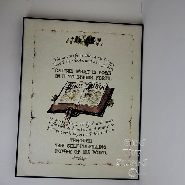 Calligraphy in Frame - Etsy