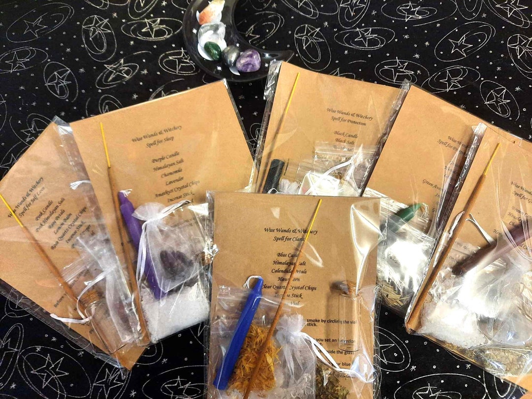 DIY Spell Jar Kits for Beginners: Self Love, Sleep, Clarity - Etsy