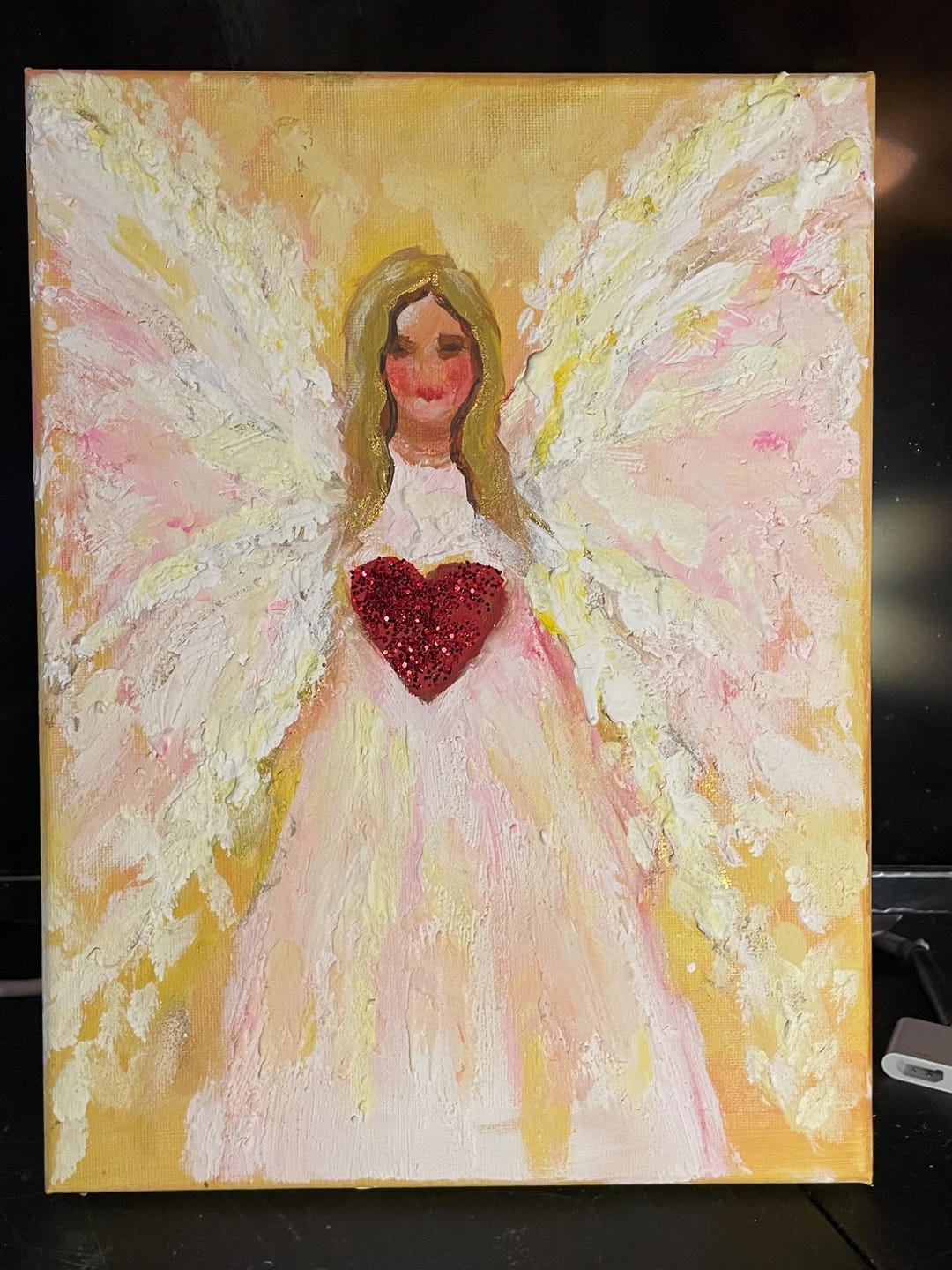 Angel Princess 9x12 on Canvas - Etsy