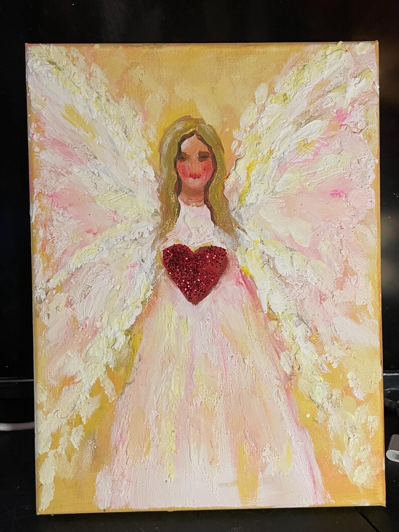 Angel Princess 9x12 on Canvas - Etsy