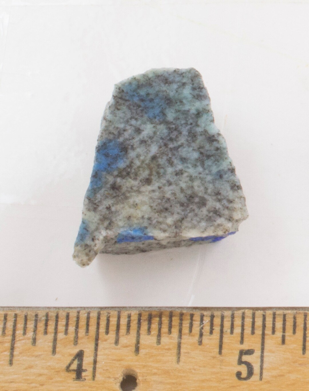 K2 Granite Slab, 15.63g, Bulk Rough K2 Jasper, Granite With Azurite ...