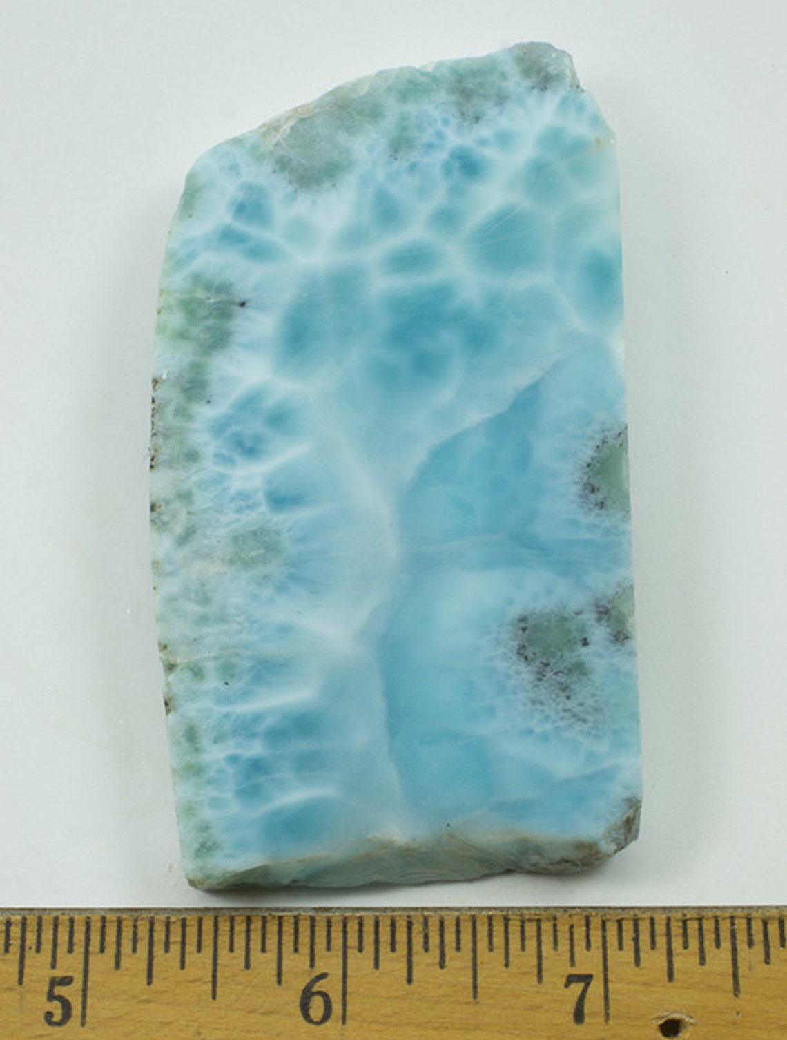 Larimar Slab Rough 91g Rough Larimar Stone Blue Pectolite | Etsy