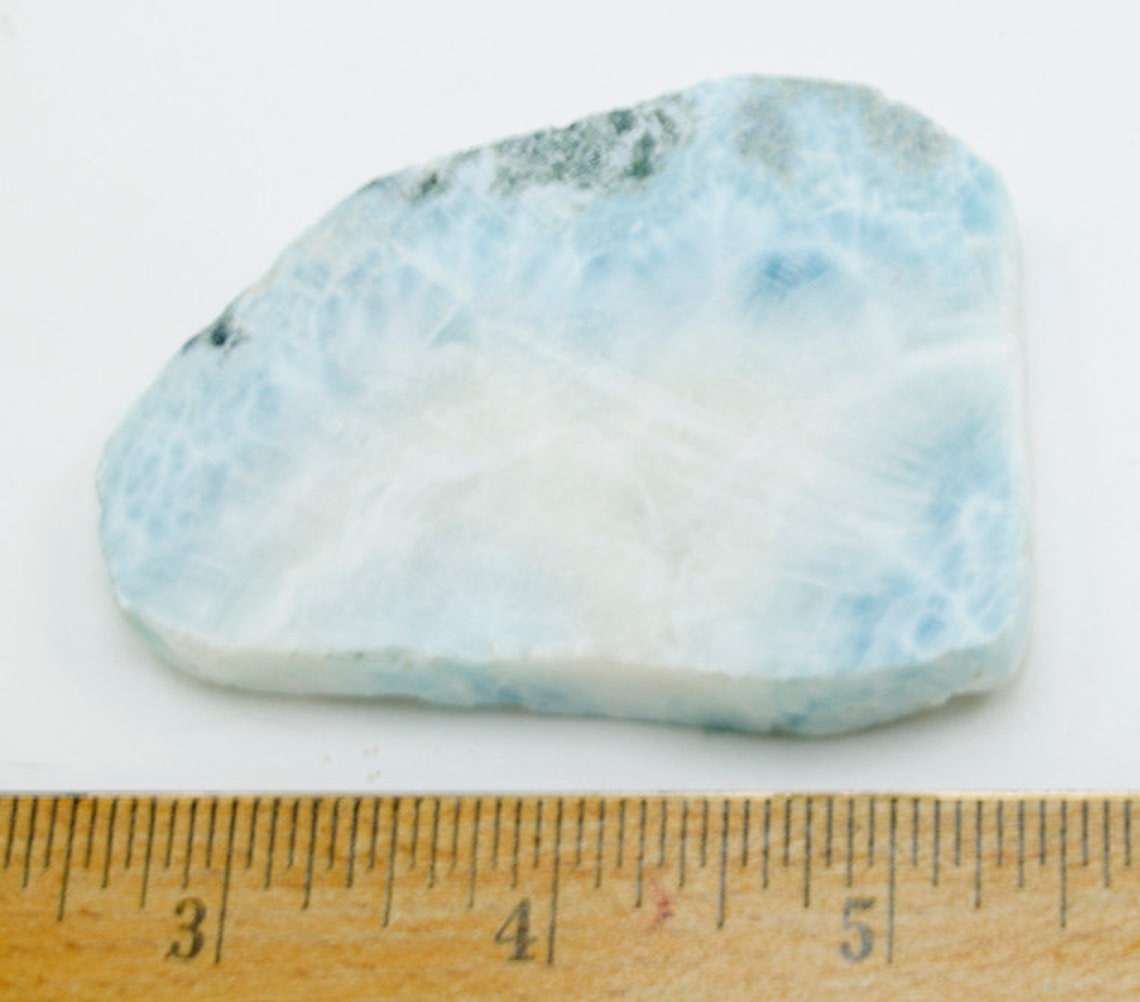 Larimar Stone 84g Larimar Slab Rough Larimar Rough Slab - Etsy