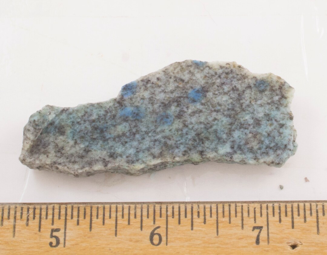 K2 Granite Heel, 26g, Bulk Rough K2 Jasper, Granite With Azurite Blue ...