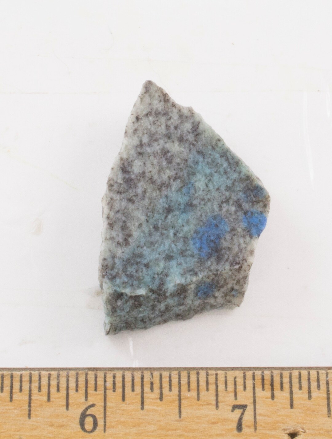 K2 Granite Slab, 6g, Bulk Rough K2 Jasper, Granite With Azurite Blue ...
