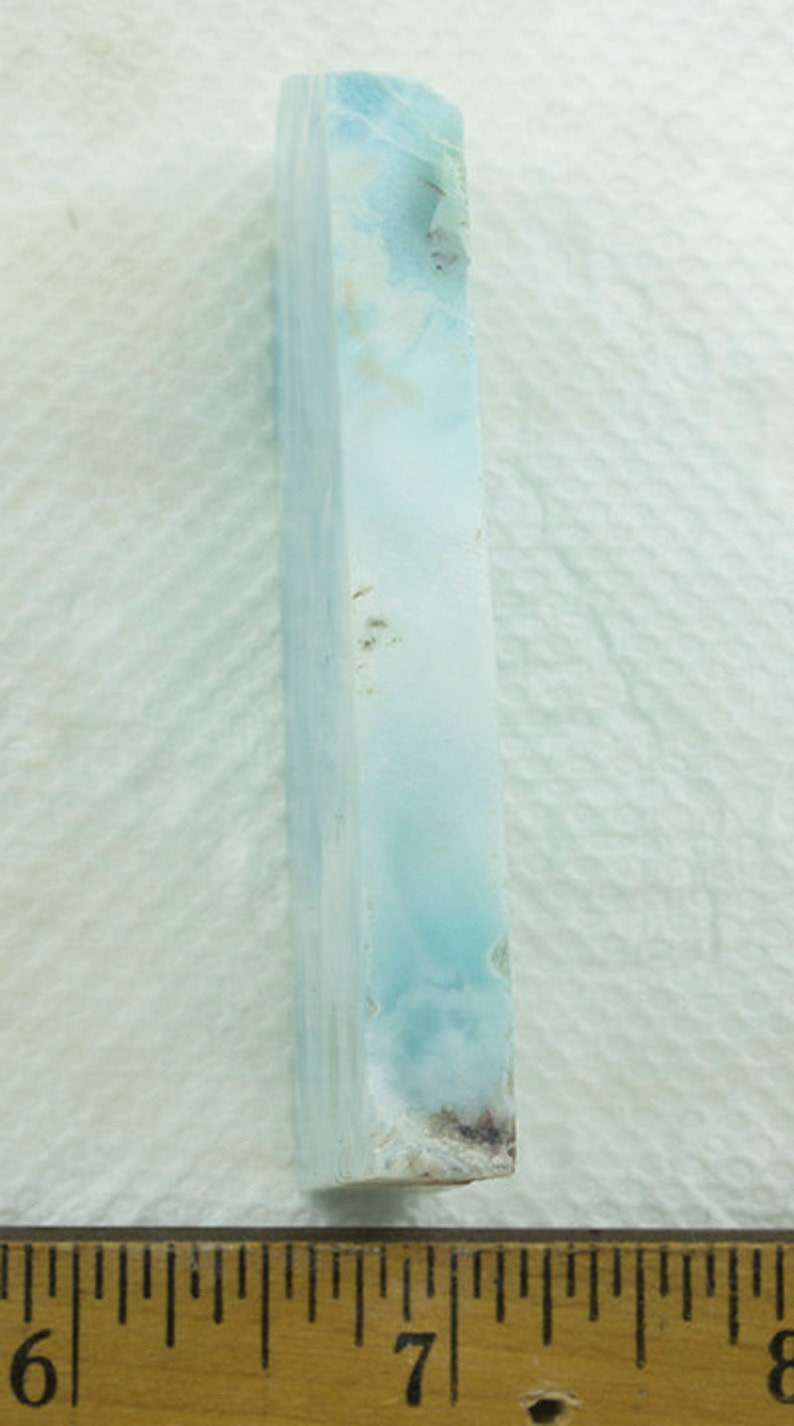 Larimar Slab Rough, 91g, High Quality Rough Larimar Slab, Blue ...