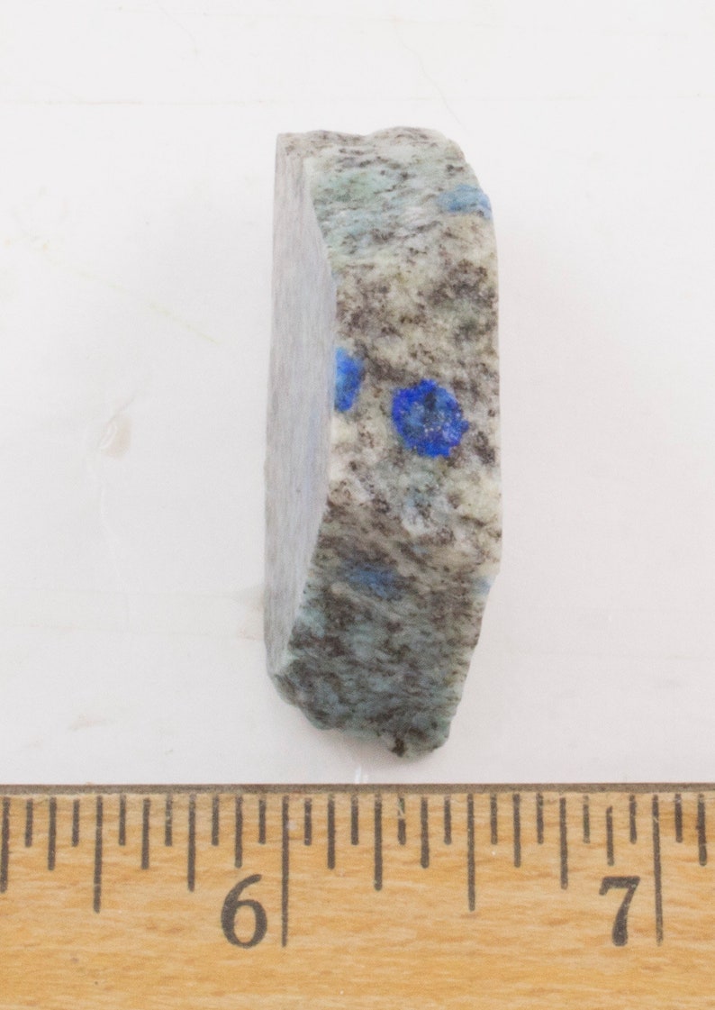 K2 Granite Slab, 6g, Bulk Rough K2 Jasper, Granite With Azurite Blue ...