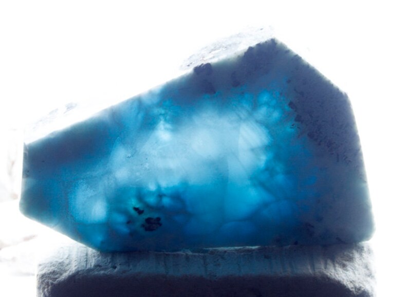 Larimar Slab Rough 83.8g Rough Slab Larimar Blue Pectolite | Etsy